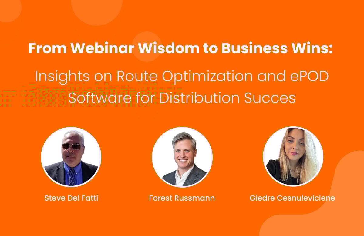 Route Optimization & ePOD: Webinar Insights | Track-POD