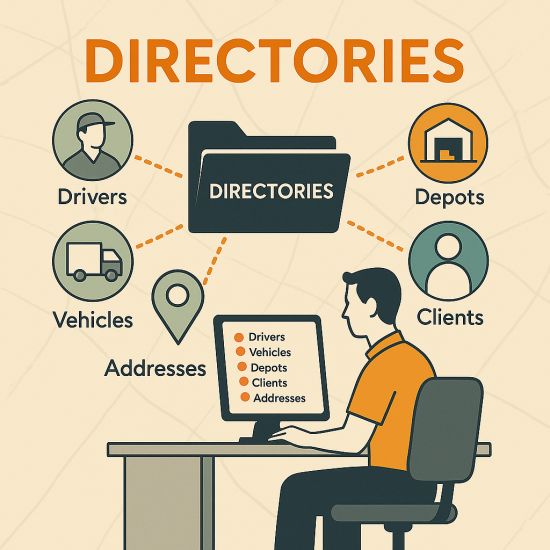 Directories: Manage Drivers, Vehicles, Depots & More | Track-POD