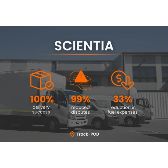 Reducing Expenses with Proof of Delivery: SCIENTIA | Track-POD