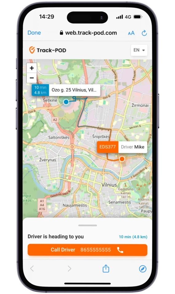 Last Mile Delivery Tracking for Customers | Track-POD